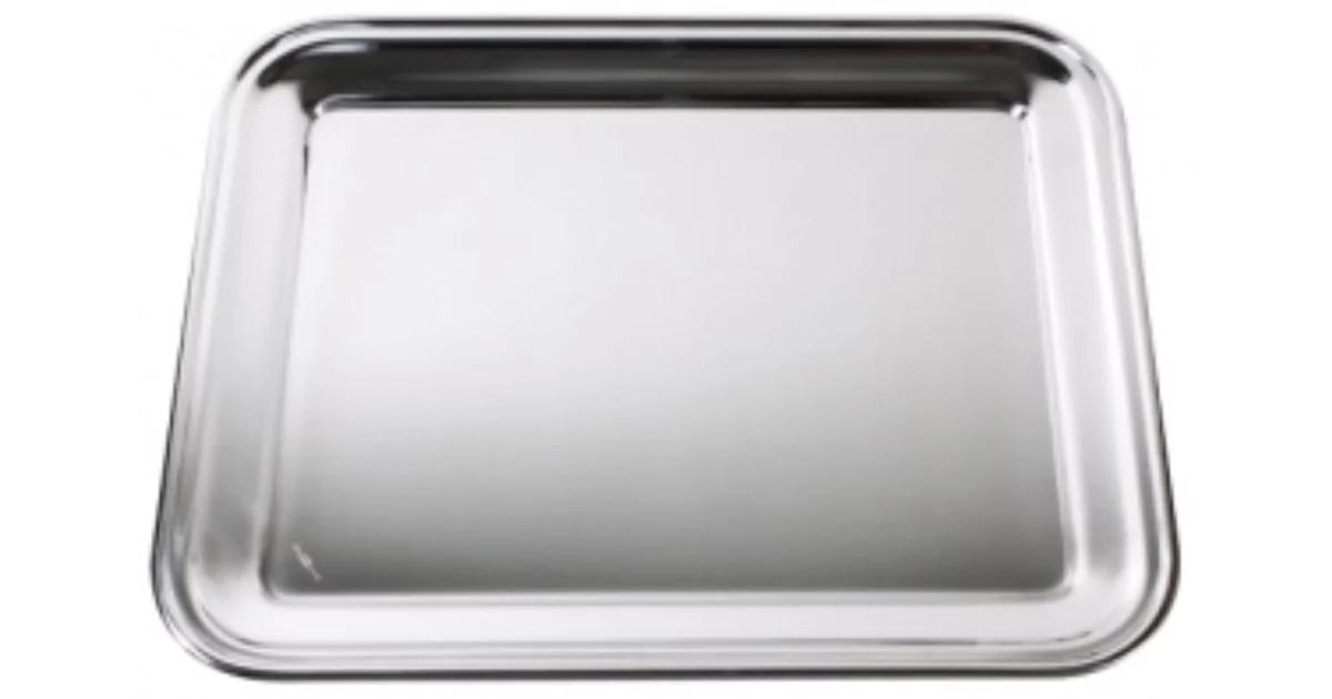 Plateau de service inox 18/10 - 480x370mm | ECW Elpo Cuisinex Wholesale
